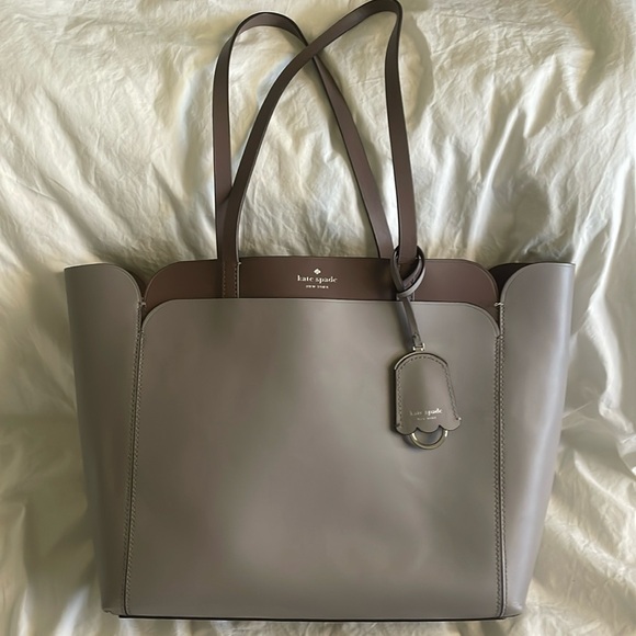 kate spade | Bags | Kate Spade Magnolia Double Pocket Street Graytaupe ...